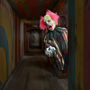 Clown Pop Out : Poison Props Animatronic Prop - PoisonProps.com