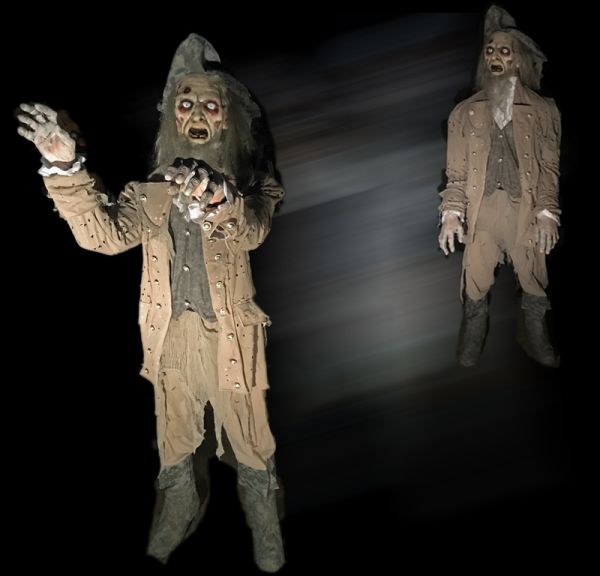 Ghost Pirate Flyer : Poison Props Animatronic Prop - PoisonProps.com