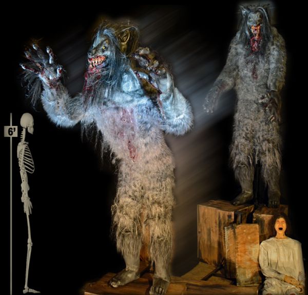 Jumping Wolf : Poison Props Animatronic Prop - PoisonProps.com