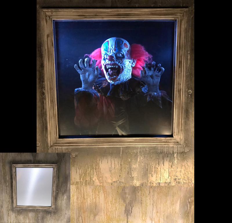 Clown Mirror Slammer : Poison Props Animatronic Prop