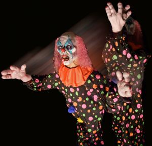Clown Peek-A-Boo - Halloween Haunted House Prop - PoisonProps.com