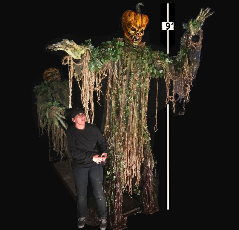 Giant Pumpkin Stand : Poison Props Animatronic Prop