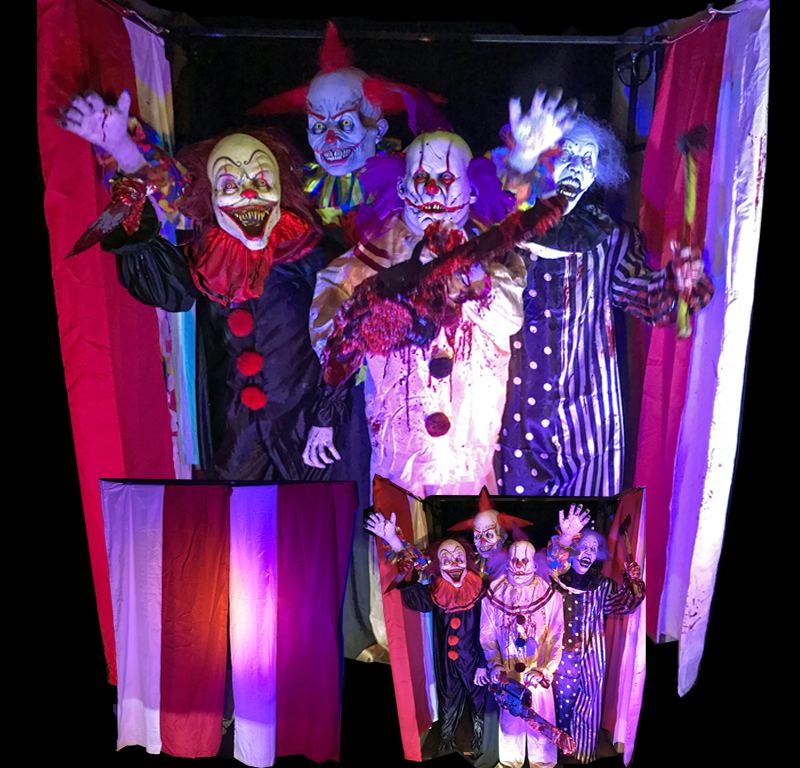Killer Clown Horde : Poison Props Animatronic Prop