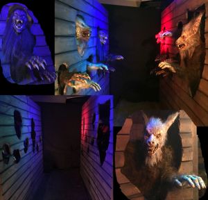 Werewolf Hallway Attack : Poison Props Animatronic Prop
