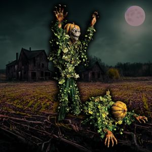 Pumpkin Head Pop up : Poison Props Animatronic Prop